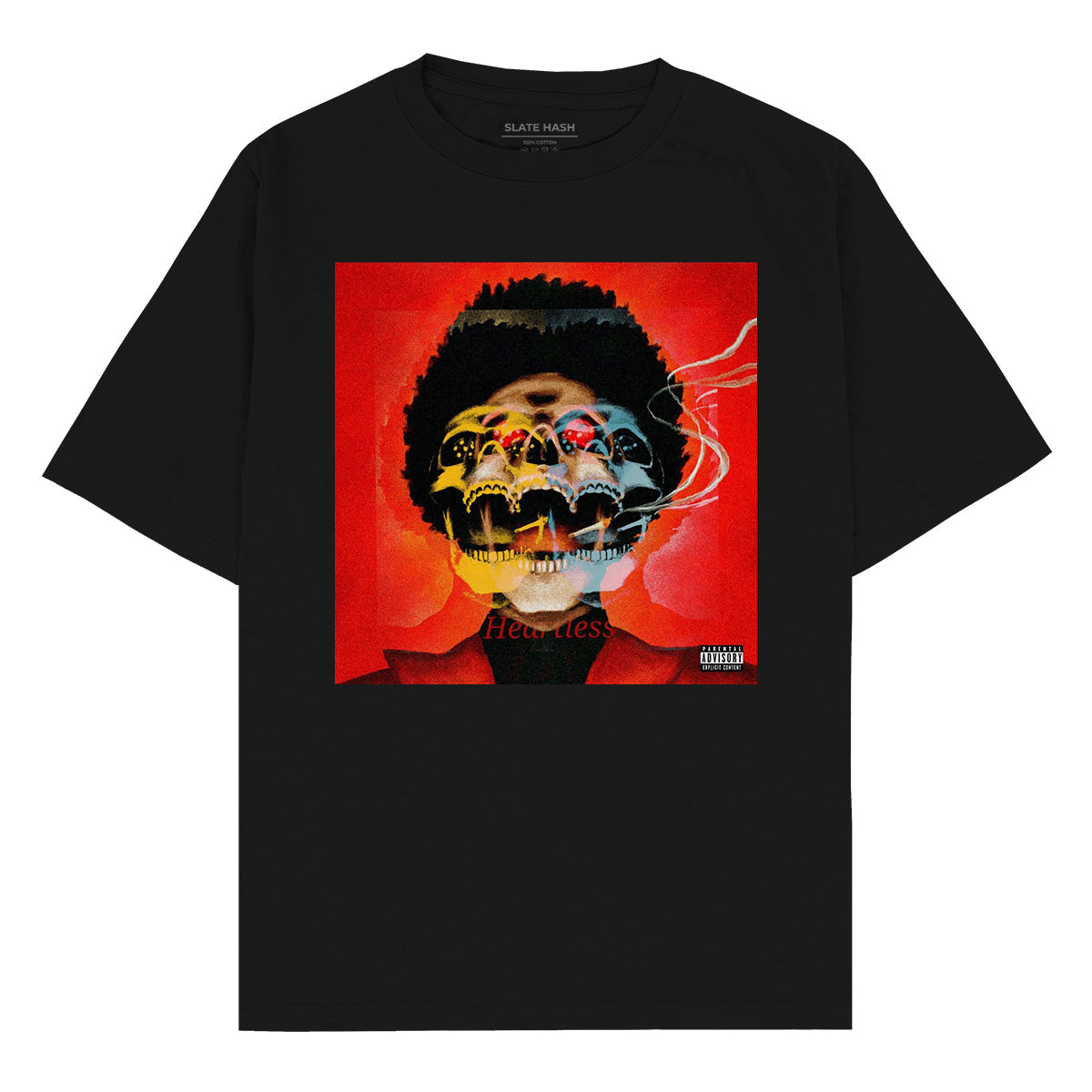 Heartless Oversized T-shirt – SLATE HASH